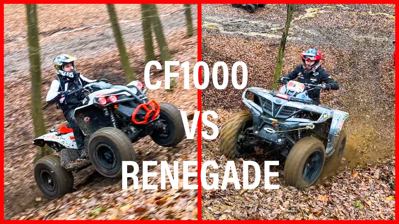 Crazy Hill Climbing (CF Moto 1000 Competition, Can Am Renegade) - YouTube