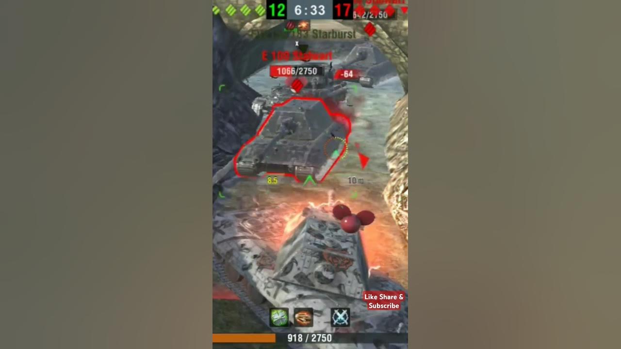 E-100 VS E-100 who wins 🟢or🔴 #subscribe #support #wot #blitz #short #gaming #shorts #ytshort # ...
