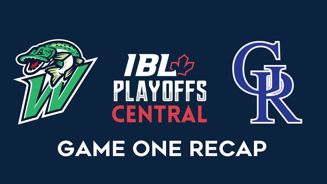 IBL Central Game One SF Guelph at Welland Recap - YouTube