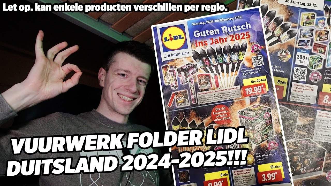 VUURWERK FOLDER LIDL DUITSLAND 2024-2025 - YouTube