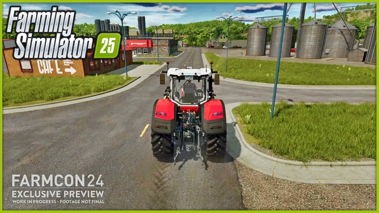 DRIVING AROUND 'NEW' USA MAP - RIVERBEND SPRINGS | Farming Simulator 25 ...