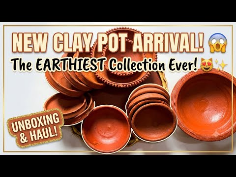 The EARTHIEST Collection Ever! 😻 Limbo Clay Pots Unboxing & Haul ✨