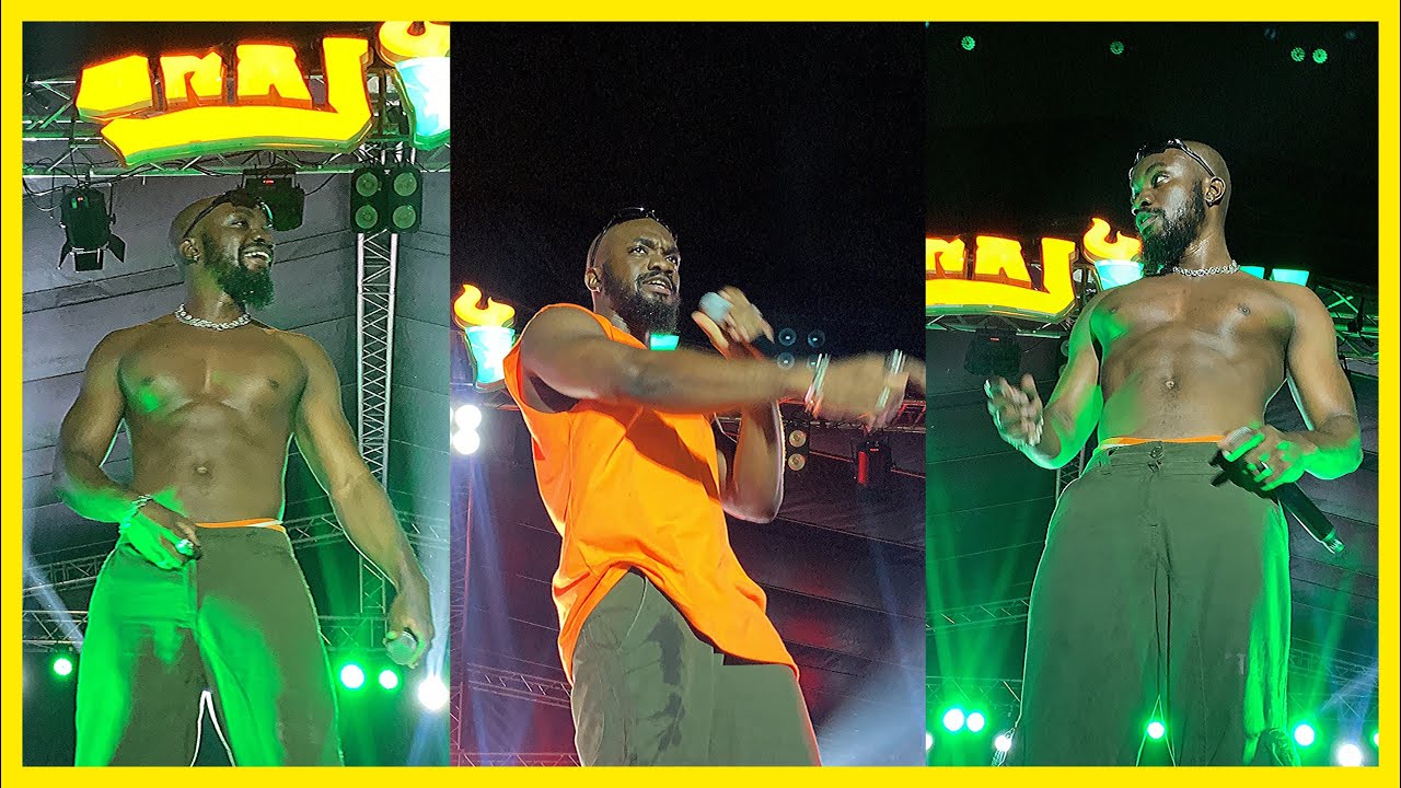 MR Drew Energetic Performance on Stage at Unilandfest - Legon Pent Hall ...