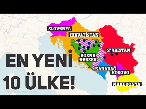 Dünyanın EN YENİ 10 Ülkesi !!!