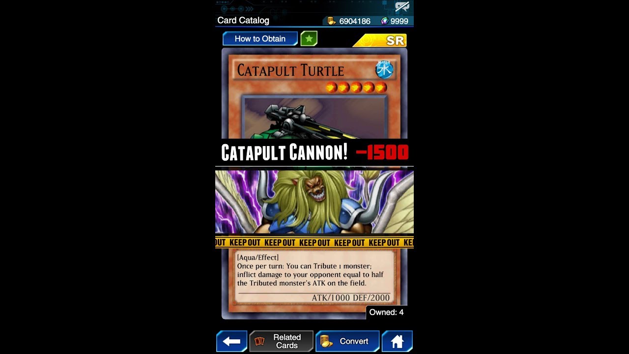 Yugioh Duel Links - Catapult Turtle, Cannon! - YouTube