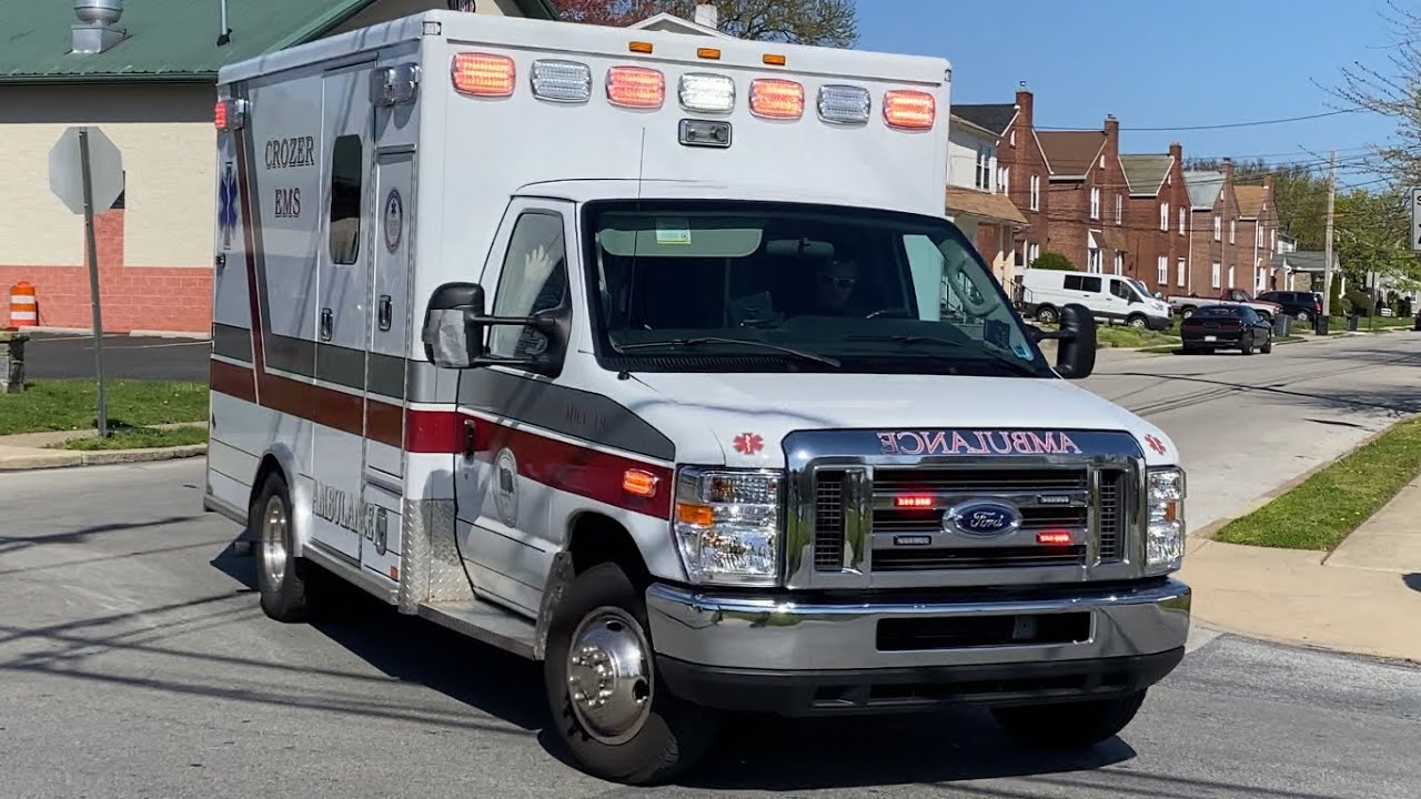 Crozer EMS MICU 131 Responding 4-22-22 - YouTube