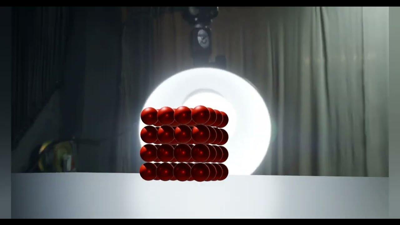 SOLID MOLECULES in 3D using PYTHON - YouTube