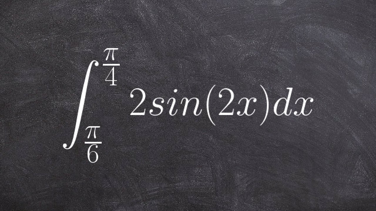 How to evaluate the definite integral with trig and u substitution ...