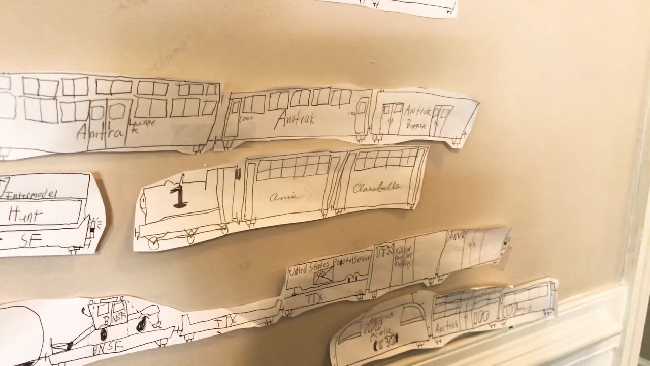 Paper trains - BNSF intermodal - Amtrak Northeast Regional - Thomas The ...