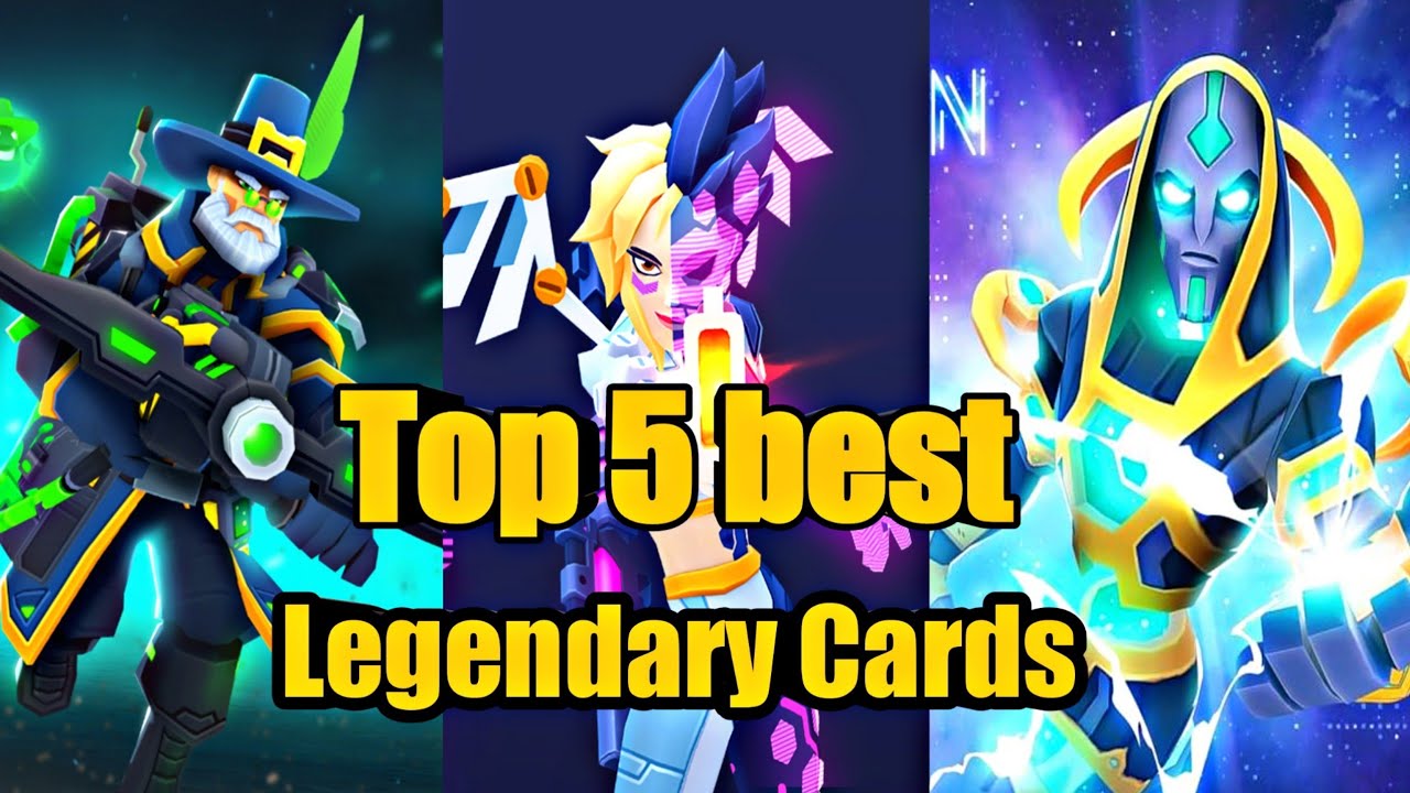 TOP 5 BEST LEGENDARY CARDS IN FRAG PRO SHOOTER - YouTube
