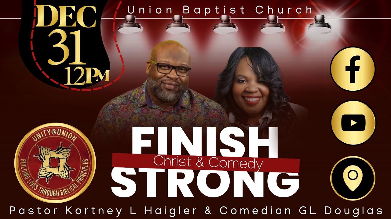 Finish Strong, Christ & Comedy New Year's Eve Service - YouTube
