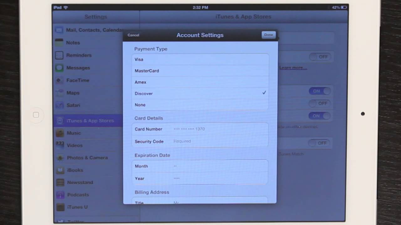 How to Get a Security Code for iTunes on the iPad : Tech Yeah! - YouTube