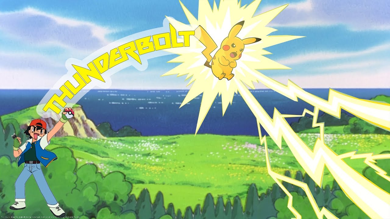 Pikachu use thunderbolt - YouTube