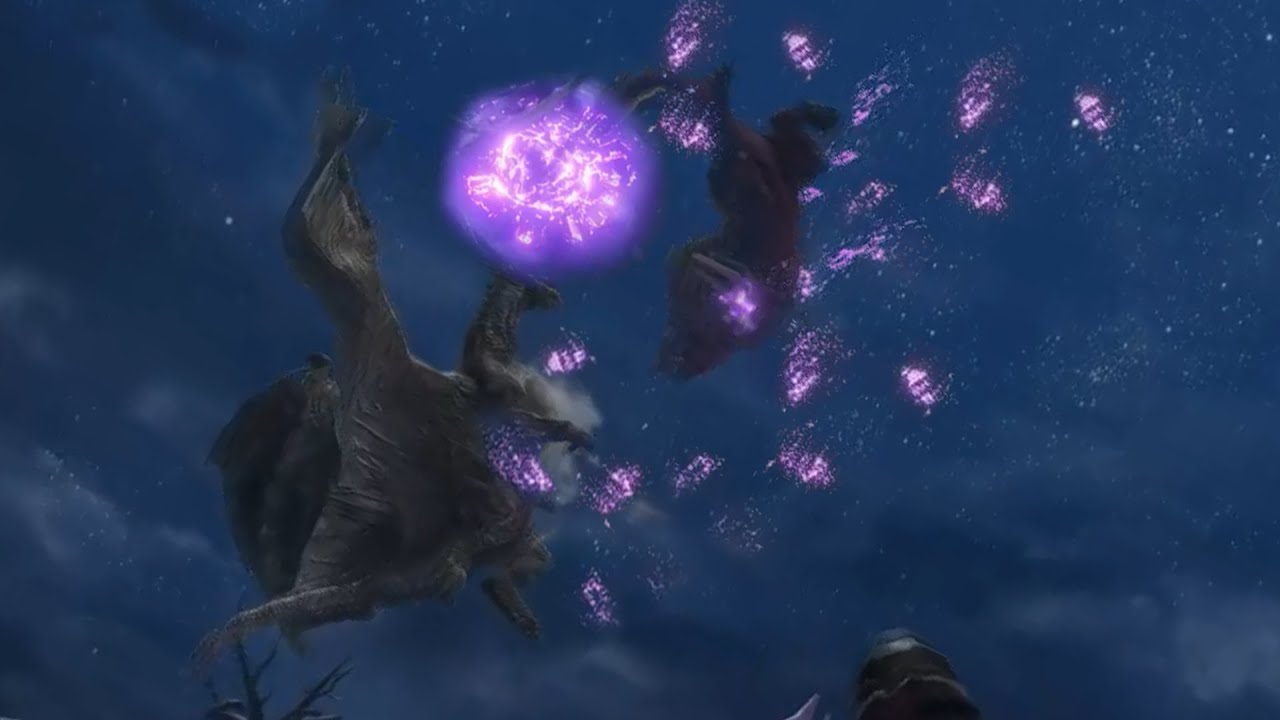 Monster Hunter Rise Kushala Daora VS Magnamalo Turf War - YouTube