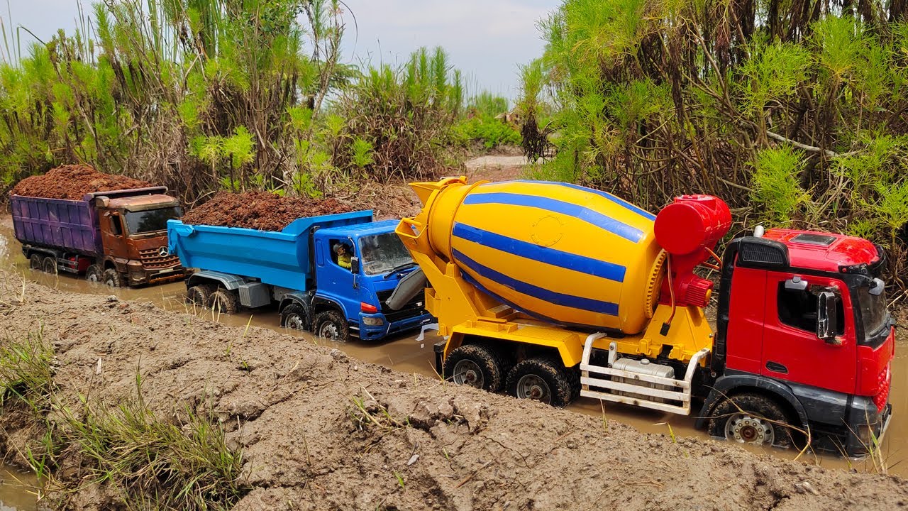 MOBIL TRUK TRONTON HINO 500, TRUCK MAN ACTROS, MOBIL MOLEN COR MIXER ...