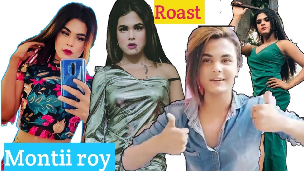 montii roy tik tok video, monty roy makeup #roasting - YouTube
