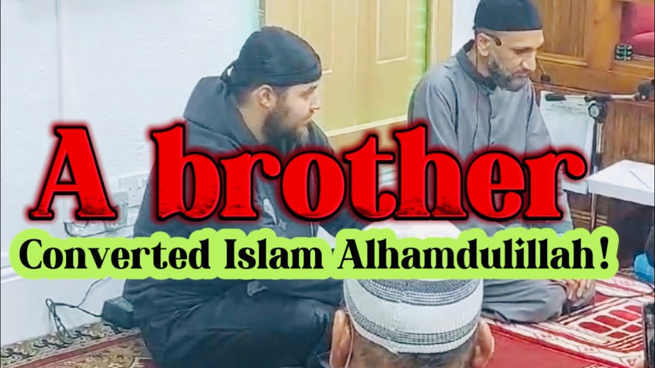 MashAllah a brother converted Islam ️Alhamdulillah! May Allah Amighty ...
