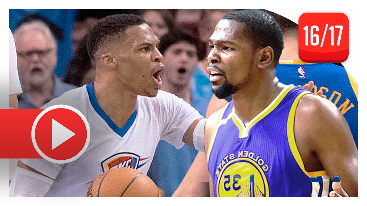 Kevin Durant vs Russell Westbrook EPIC Duel Highlights (2017.02.11 ...