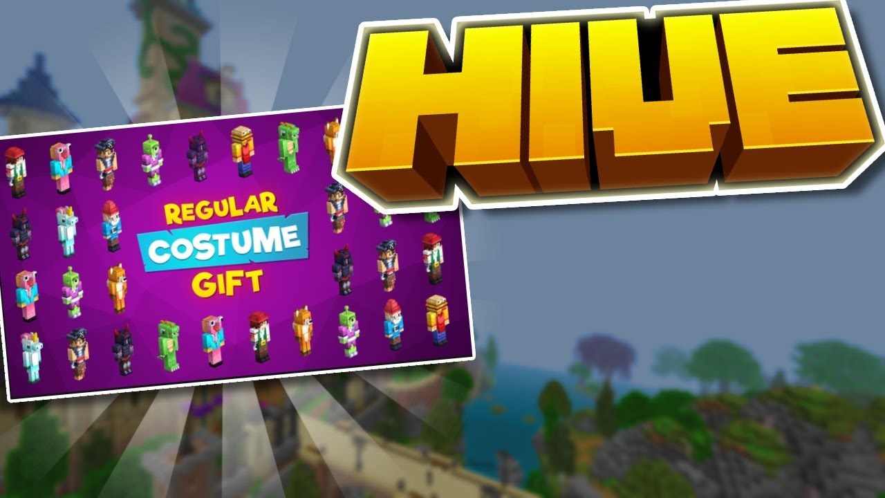 COSTUME GIVEAWAY UNTIL 3K [Hive Minecraft Live] CS + PARTIES!!! - YouTube