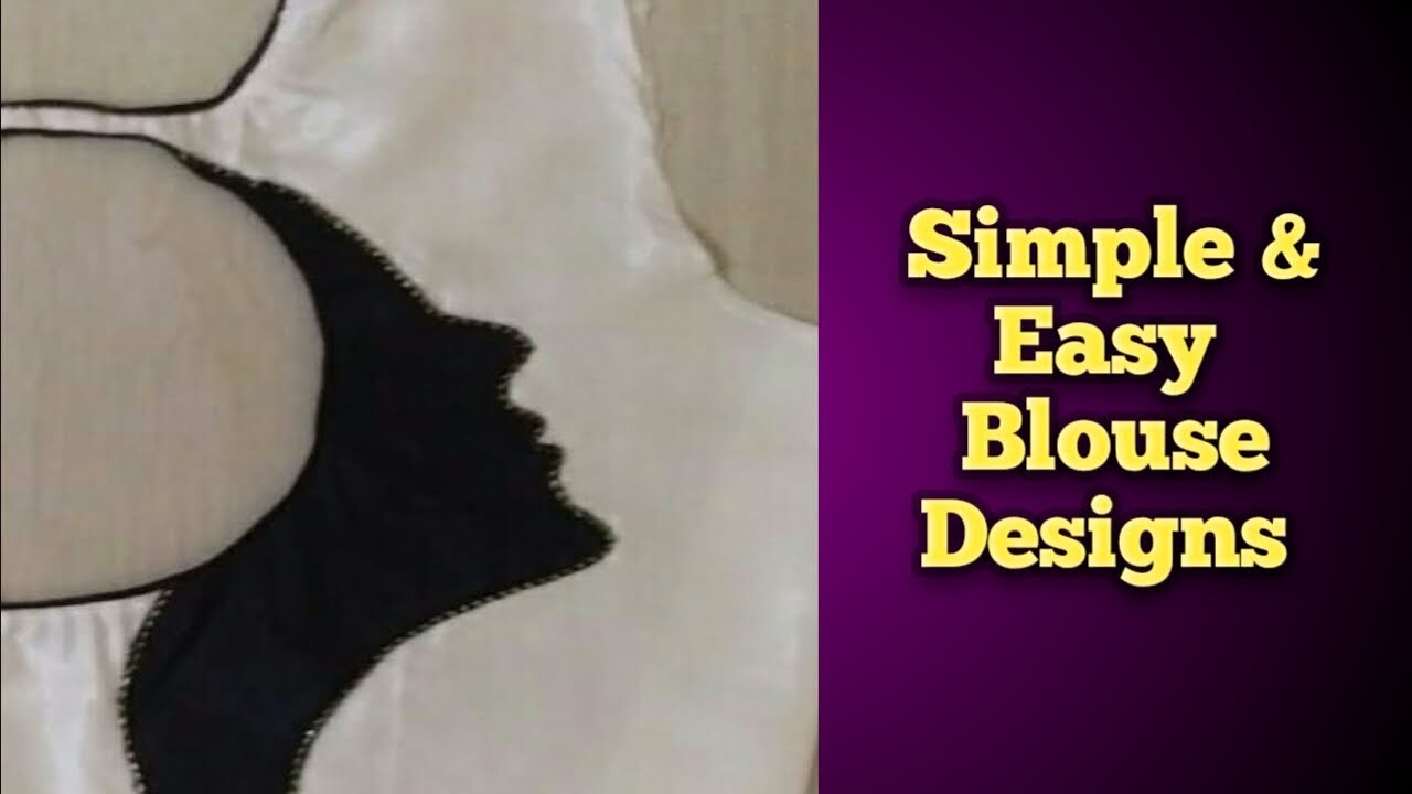 Women Face Reflection Blouse Design / Round Neck Blouse design / Easy ...