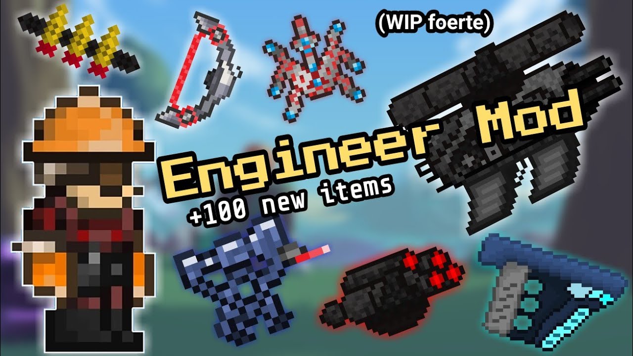 Engineer Mod Terraria (Teaser) - Wip FOERTE - YouTube