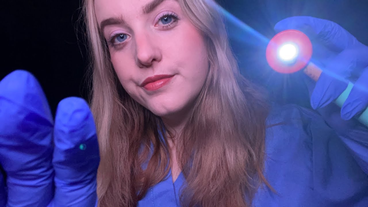 ASMR | Doctor Checkup & Ear Cleaning [Light Triggers] - YouTube