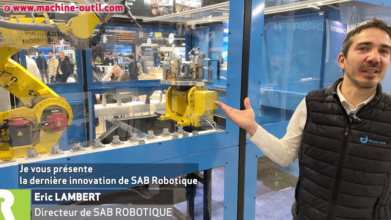Cellule d'usinage avec robot pour faire aussi du polissage, de l ...