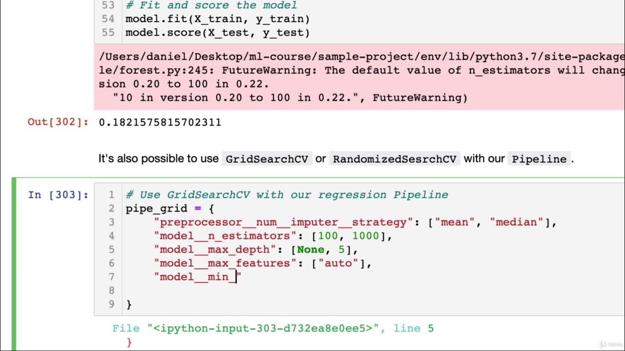119 Putting It All Together 2 | Scikit-learn Creating Machine Learning Models - YouTube