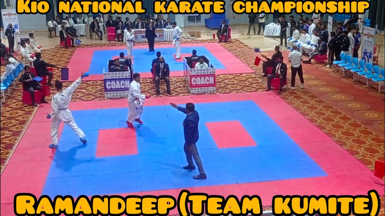 Ramandeep (team kumite)Kio national karate championship 2024(dehradun ...