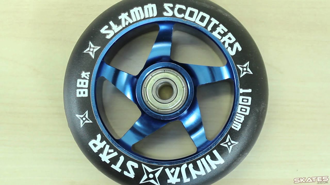 Slamm Ninja Star Metal Core Wheels Review | Skates.co.uk - YouTube