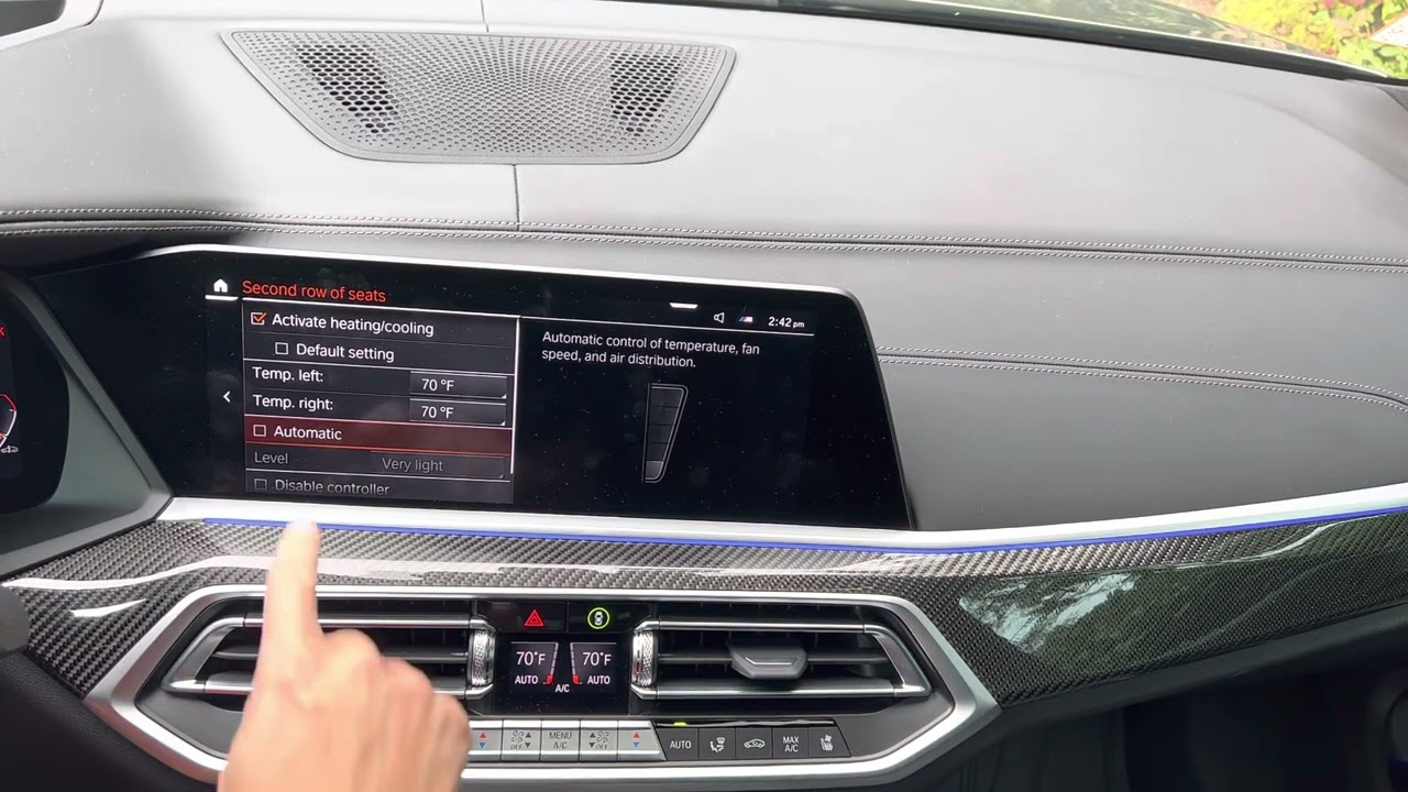 BMW Virtual Genius | Rear Climate Control - YouTube