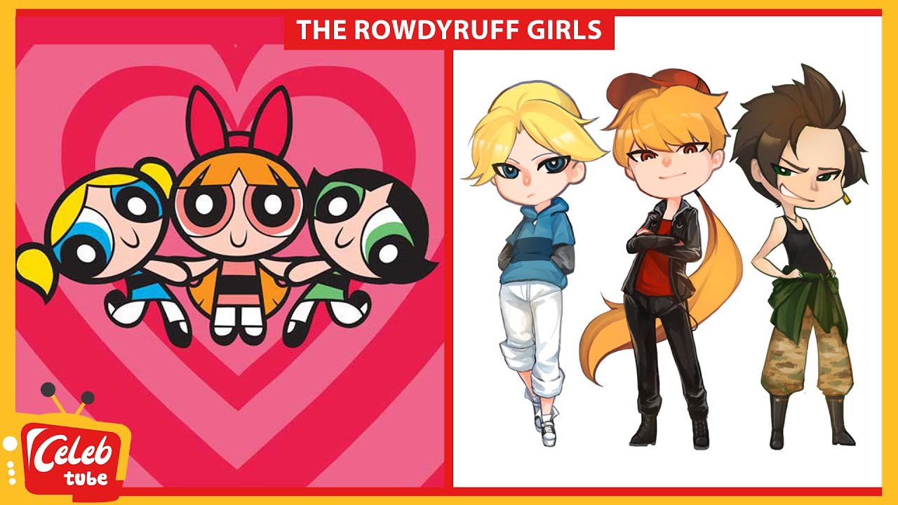 The Powerpuff Girls Characters Swap Gender 👉 CELEB TUBE - YouTube