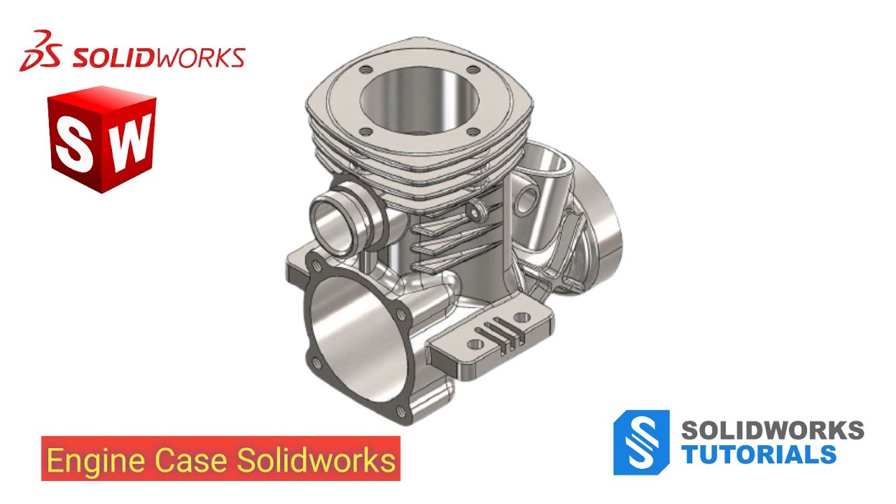 Solidworks Tutorials | Design And Assembly Of Engine In Solidworks ...