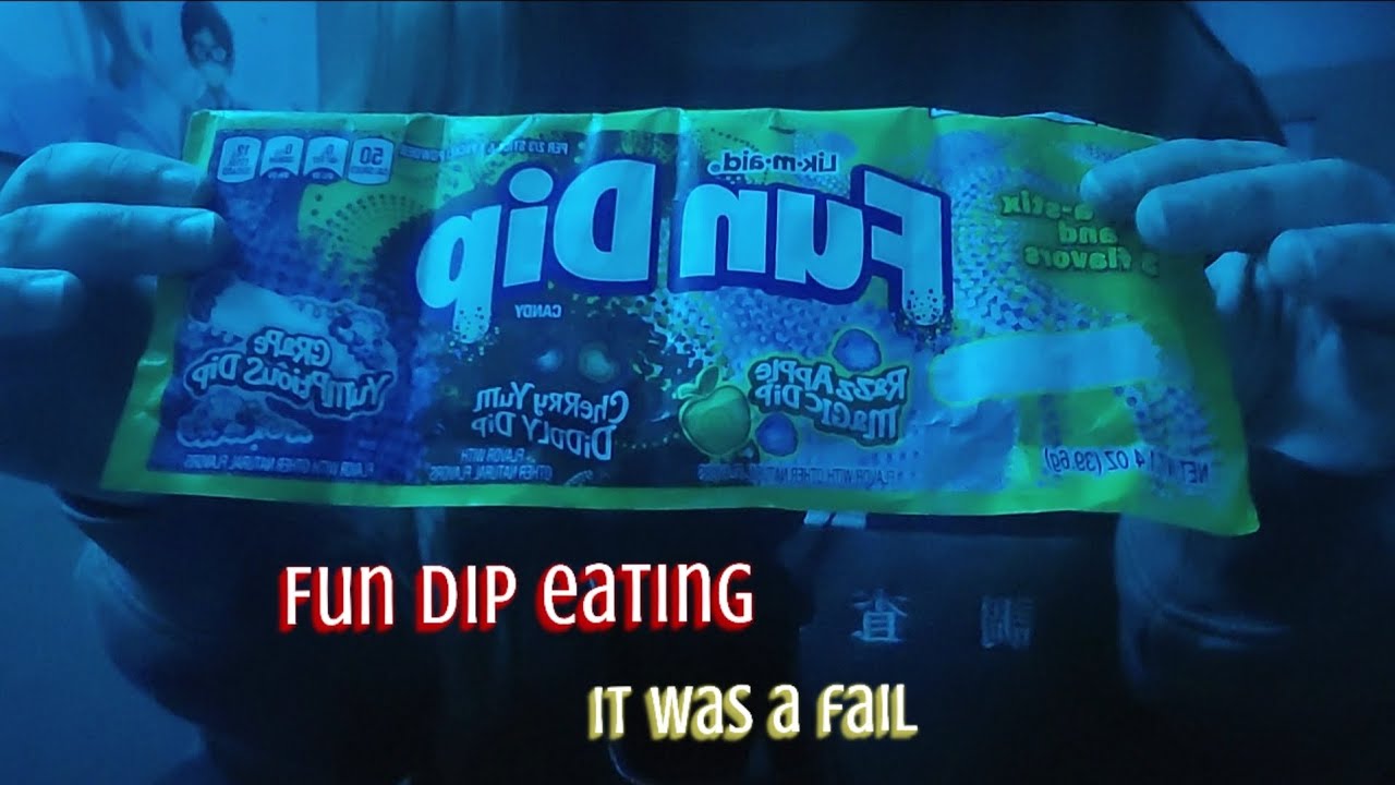 ASMR Fun Dip eating 😋 it was a fail 😔 ft some 😚😚 sounds - YouTube