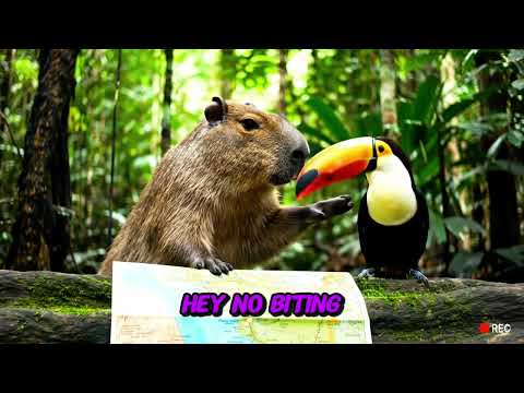 Vlog 1: Capy Papi discovers the Amazon rainforest #capypapi #capypapitravel
