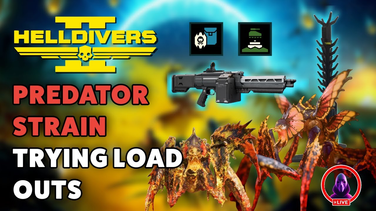 TRY LOADOUTS FOR PREDATOR STRAIN - HELLDIVERS™ 2 - RogueKGBkilla - YouTube