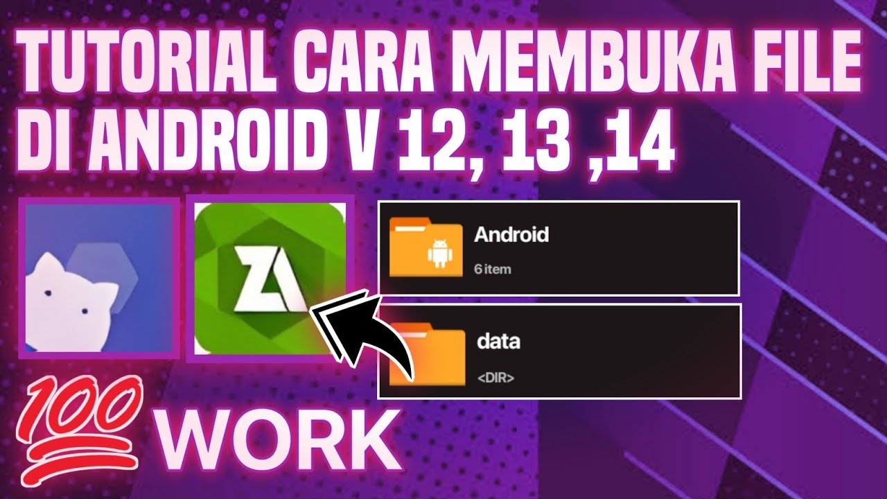 TUTORIAL CARA MEMBUKA FILE DI ANDROID VERSI 12, 13, 14 DAN SETERUSNYA || WORK 100% TERBARU - YouTube
