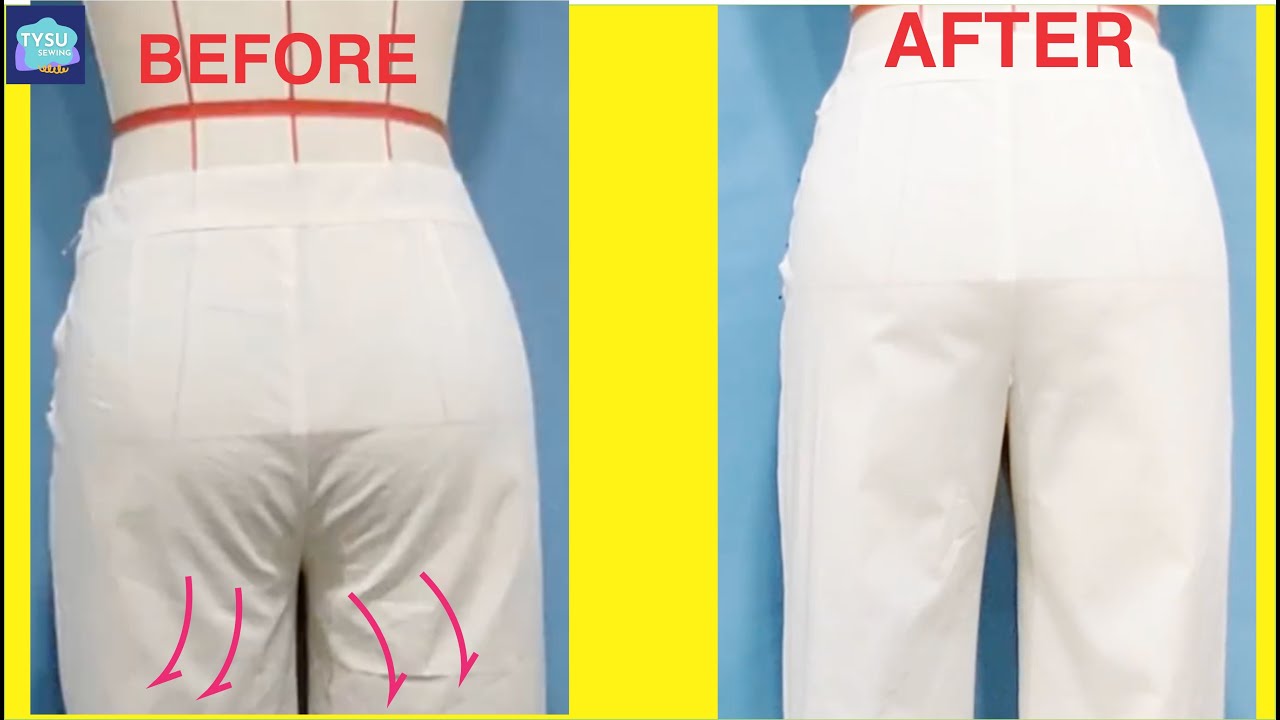 ️ How to fix wrinkles on pants between legs Sewing Tips and Tricks for ...