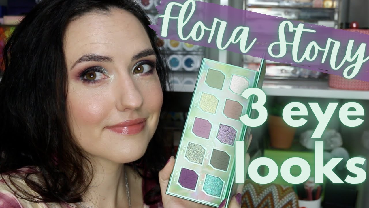 3 Eye Looks with the FLORA STORY Palette | Makeup Just For Fun x Oden's ...