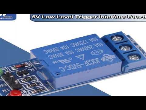 1 Channel One Way 5V 12V Low Level Trigger Relay Module Microcontroller ...