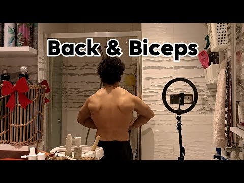 BULK Day 19 - Back and Biceps - YouTube