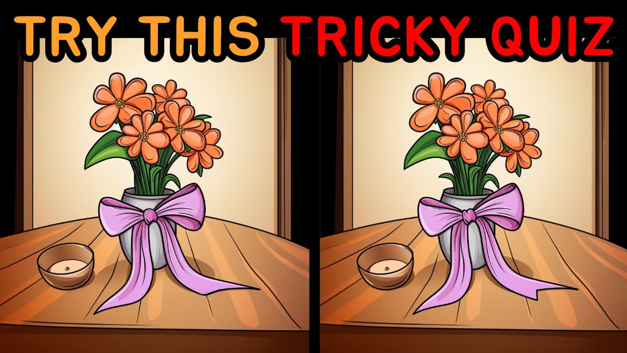 [Find the difference] TRY THIS TRICKY QUIZ! [Spot the difference] - YouTube