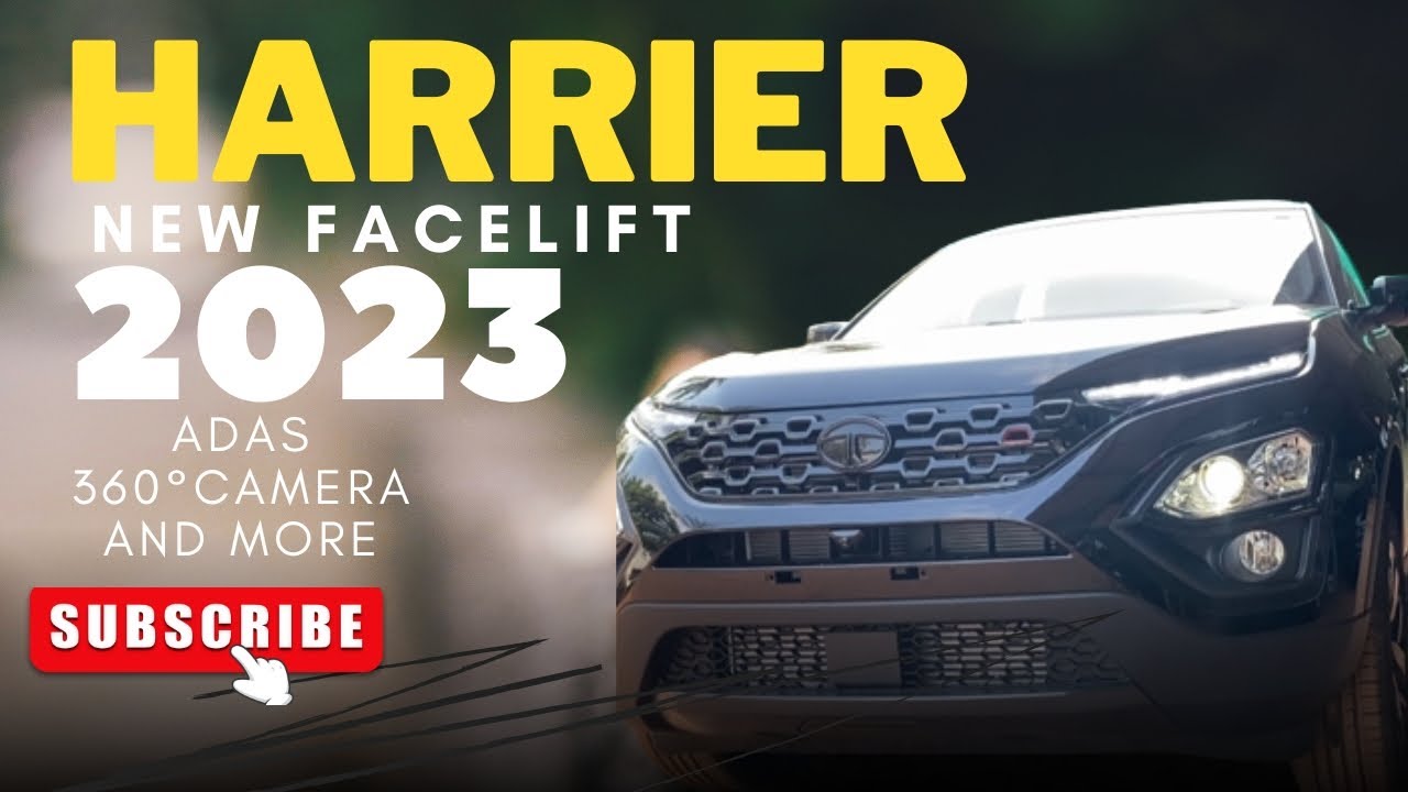 Harrier Facelift 2023 ADAS 360° camera| new infotainment system - YouTube