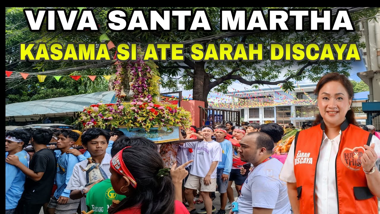 VIVA SANTA MARTHA KASAMA SI ATE SARAH DISCAYA - YouTube