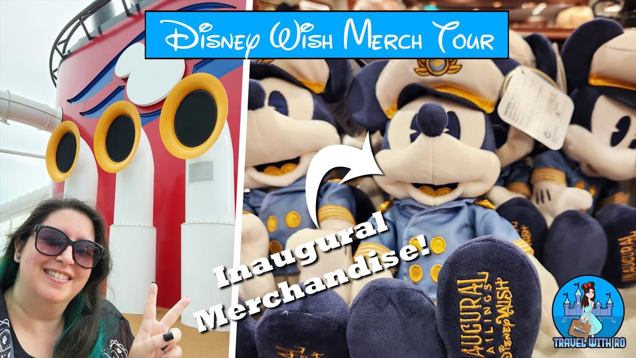 Disney Wish Merch Tour || Shopping on the DISNEY WISH cruise ship ...