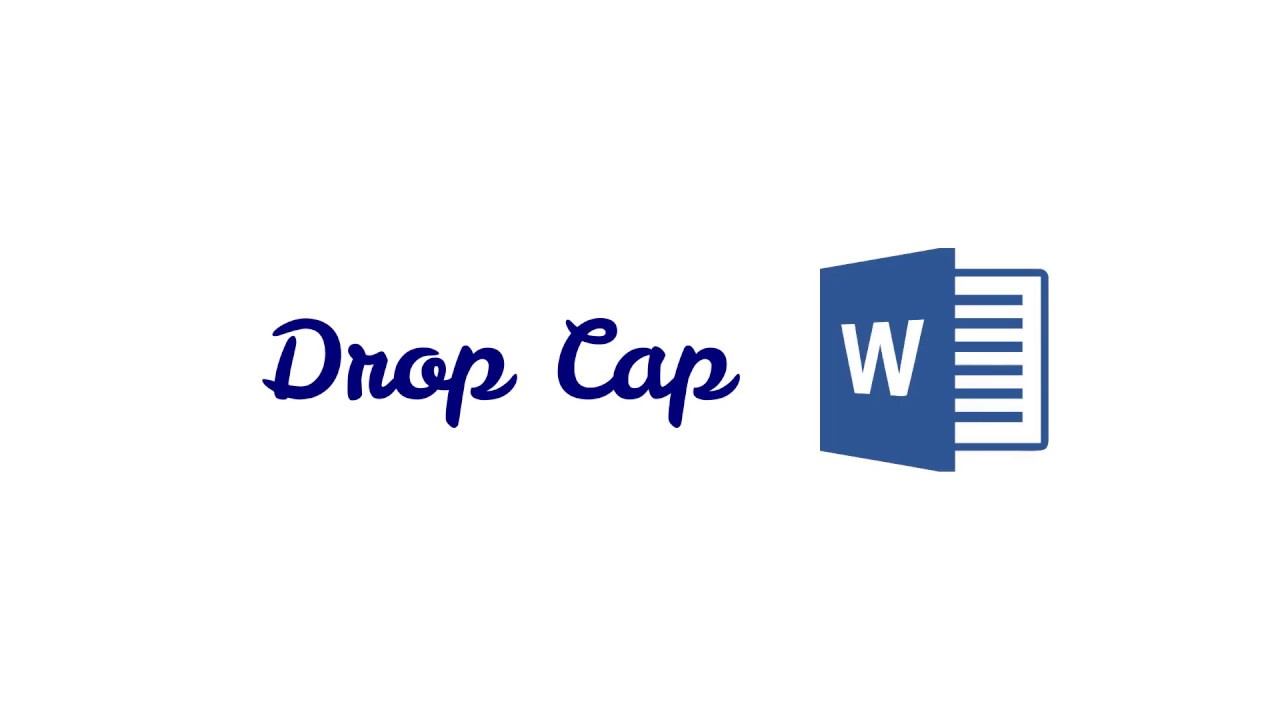 How to add a Drop Cap in MS Word - YouTube