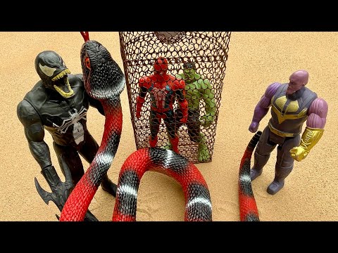 Aaj Baby Hulk aur Baby Spider-Man ko Thanos utha ke le gaya. Gaadi wala cartoon ! HULK VS THANOS