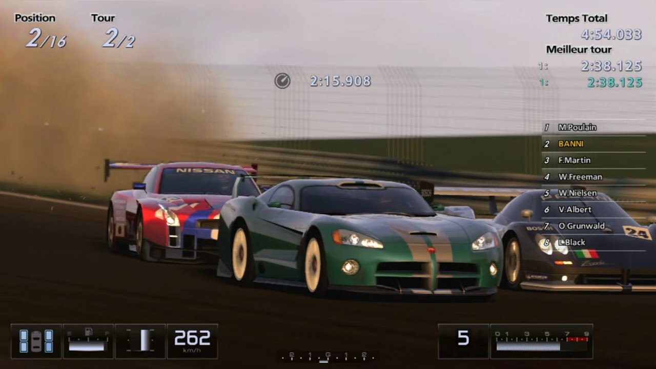 Gran Turismo 5 - Dodge Viper GTS R Concept '00 (HYBRiD) PS3 Gameplay ...