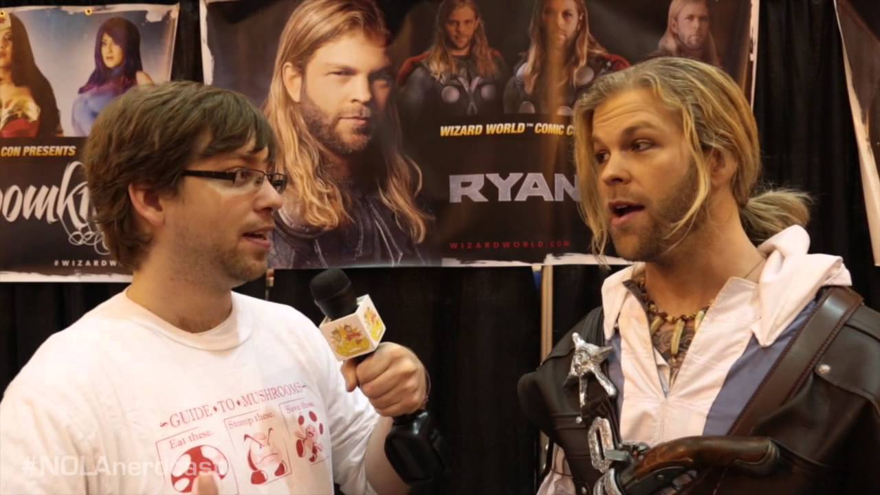 NOLAnerdcast - Wizard World Comic Con 2014 - Ryan Frye (Thor) - YouTube