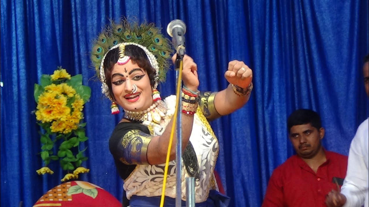 Yakshagana -- Manishada - 2 - kAdina halladol...Kannadikatte - Marnad ...